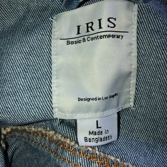 Iris Basic | Jackets & Coats | Iris Distressed Denim Jacket | Poshmark
